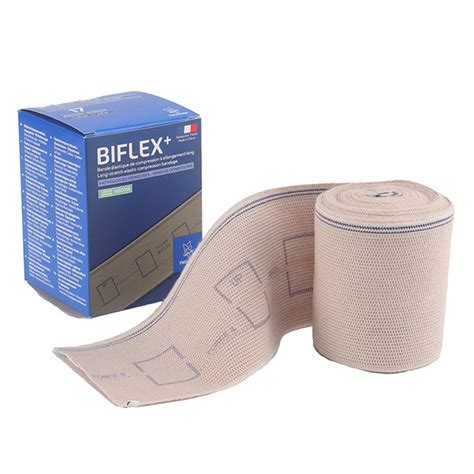 Thuasne Biflex 17 Pratic Bande Contention élastique Forte Etalonnée