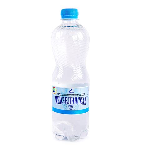 Вода минеральная лечебно-столовая "Мензелинская" газированная 0,5л ...