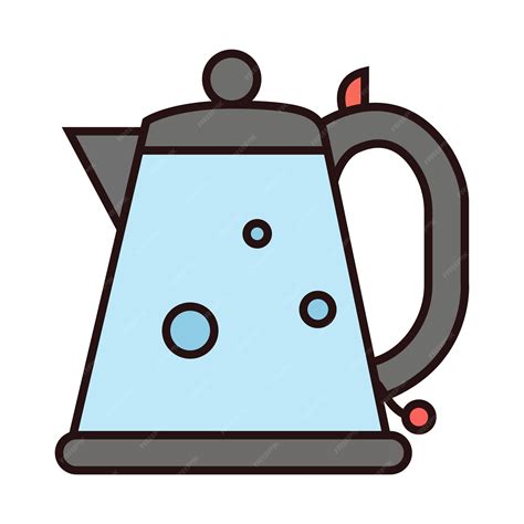 Stylized Vector Kettle Illustration Perfect For Kitchenware And