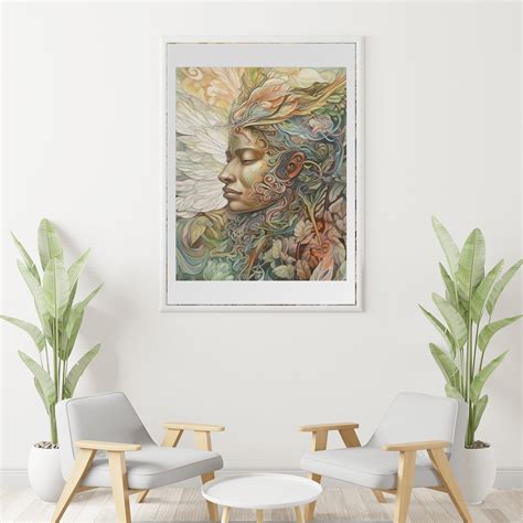 Ayahuasca Mother Digital Art Print Sacred Plant Medicine For