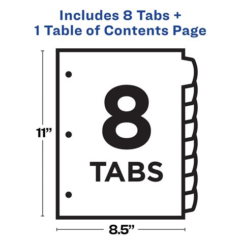 8 Tab Cut Labels Word Template Best Label Template