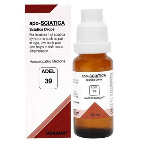 Adel 39 Sciatica Drops For Multiple Packaging Type Bottle At ₹ 295