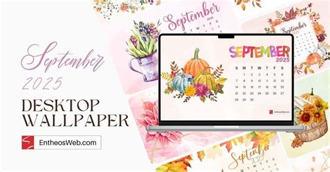 4 Month Calendar Printables September October November And December