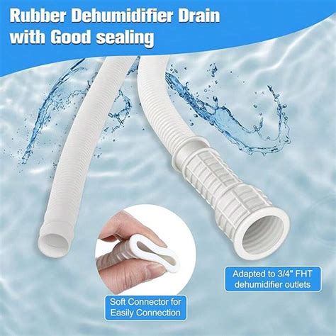 Saillong Patent Pending Dehumidifier Drain Hose Flexible Universal