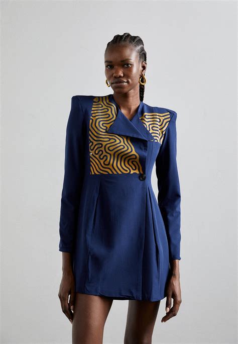 Joseph Ejiro Look Shift Dress Navy Bluedark Blue Zalandoie