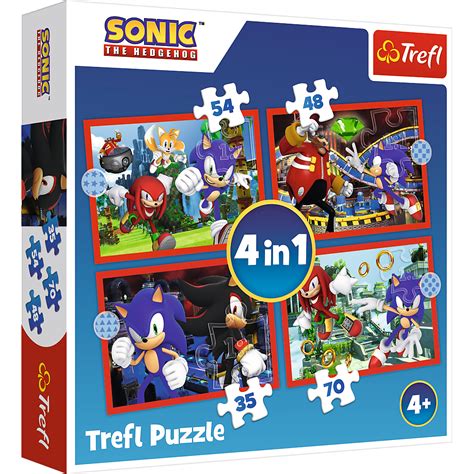 Puzzle 4in1 Sonics Adventures Sega Sonic The Hedgehog 34625