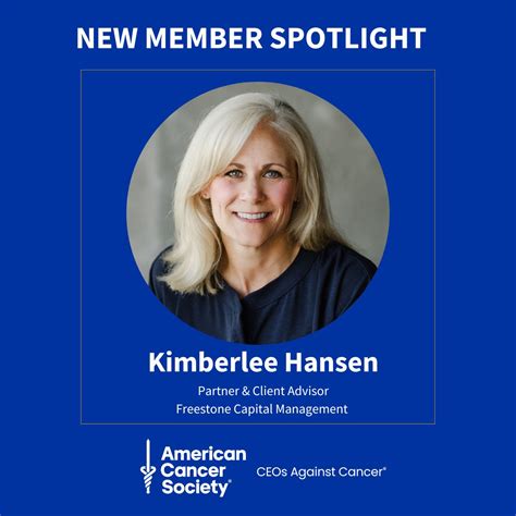 Our Very Own Kimberlee Hansen Recently Joined The Ceos Against Cancer Pacific Northwest
