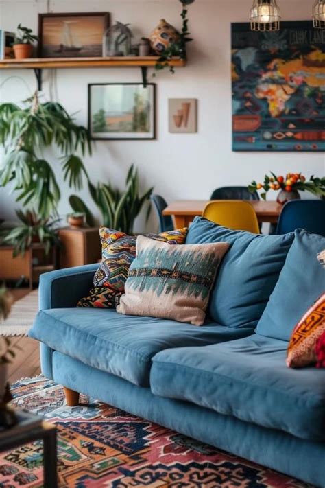 Bohemian Living Room Couch
