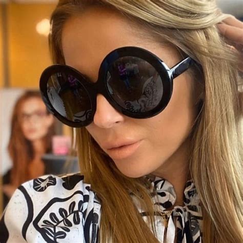 Oversized Round Sunglasses Women