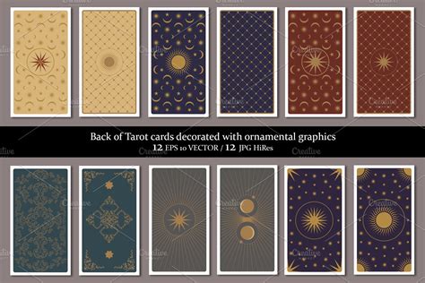 Tarot Card Back Designs