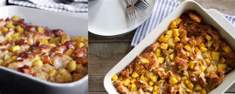 Brandied Mango Bread Pudding