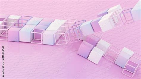 Cubed Assembly A Mesmerizing Loopy 3d Animation Of Cubes Coming