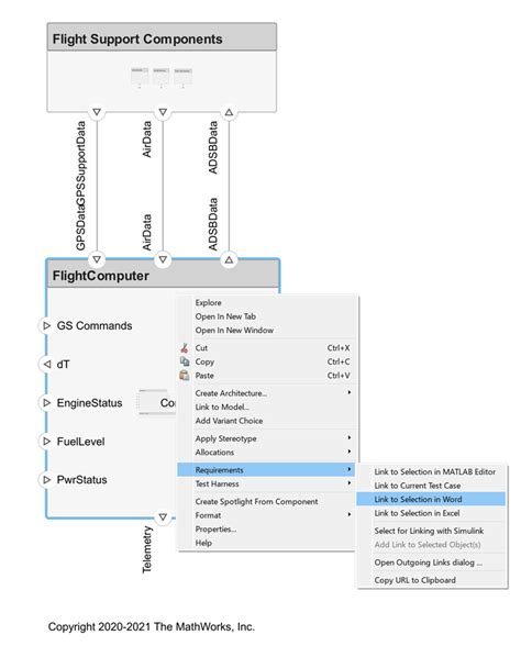 Systemcomposerupdatelinkstoreferencerequirements Redirect Requirement Links To Model
