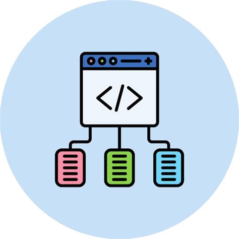 Premium Vector Code Framework Flat Illustration