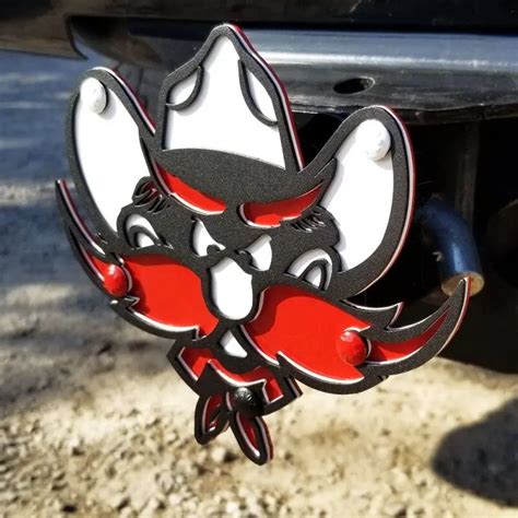 Texas Tech University Hitch Cover Red Raider