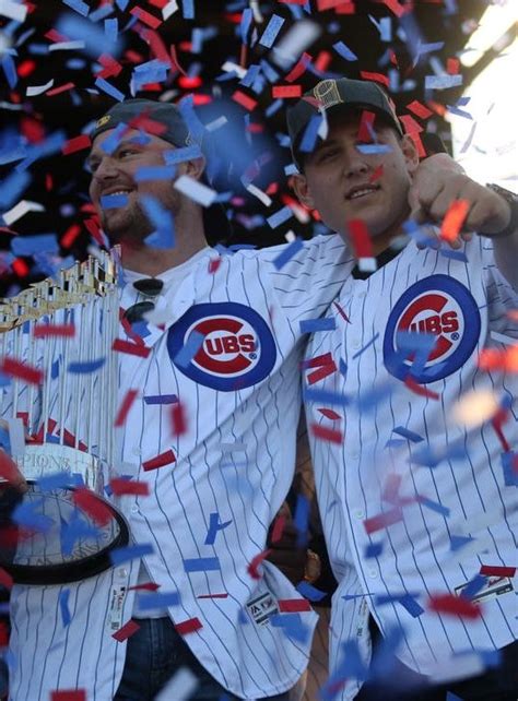 Jon Lesteranthony Rizzochc Cubs World Series Victory Parade In