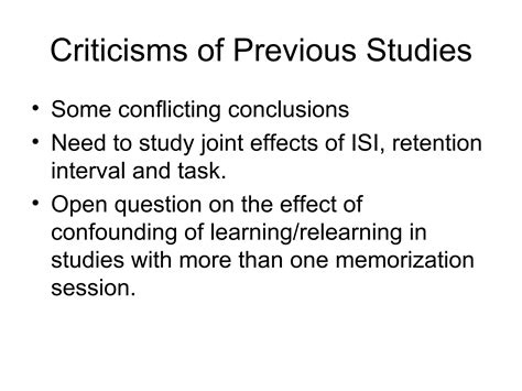 Distributed Practice In Verbal Recall Tasks A Review And Quantitative Synthesis Ppt Science