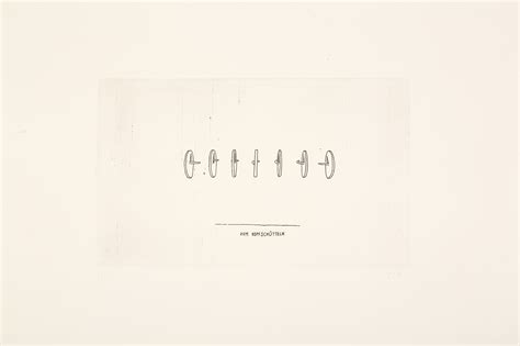 Lot 98 Markus Raetz Swiss 19412020