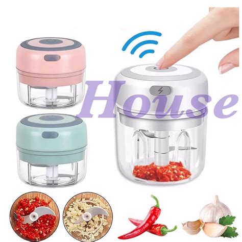 Jual Usb Mini Chopper Portable Blender Mini Penggiling Bumbu Daging Bawang Hti0017 Shopee
