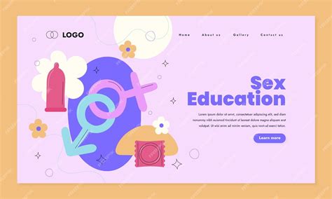 Free Vector Hand Drawn Sex Education Landing Page