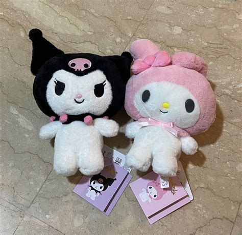 Sanrio My Melody And Kuromi Matching Plush Toys Hobbies And Toys Toys