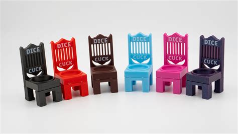 Dice Cuck Chair Mini Molds