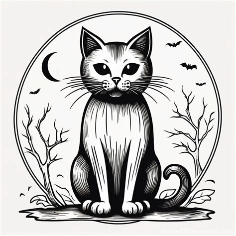 Cat Label Illustration Prompts Stable Diffusion Online