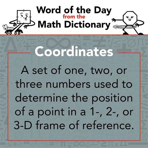 Definition Of Coordinates Math Terms From The Mathnasium Dictionary