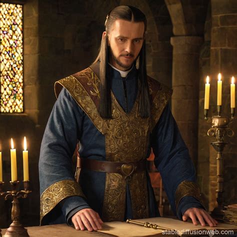 Medieval Shadow Priest Stable Diffusion Online