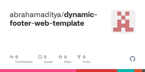 Github Abrahamadityadynamic Footer Web Template