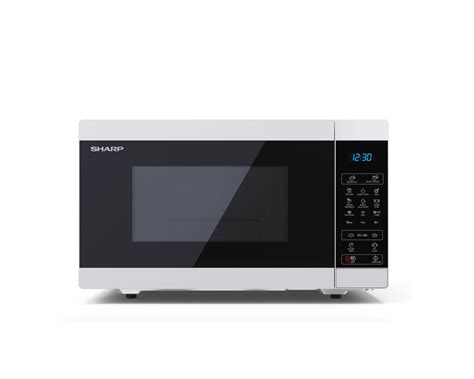 Four à Micro Ondes Sharp Yc Mg51e W à Surface Plane Avec Gril 25 L 900 W Noir Blanc Leroy Merlin