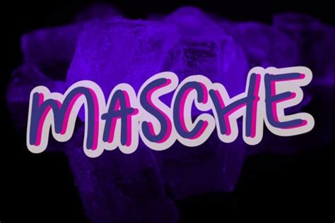 Masche Font By Epiclinez · Creative Fabrica