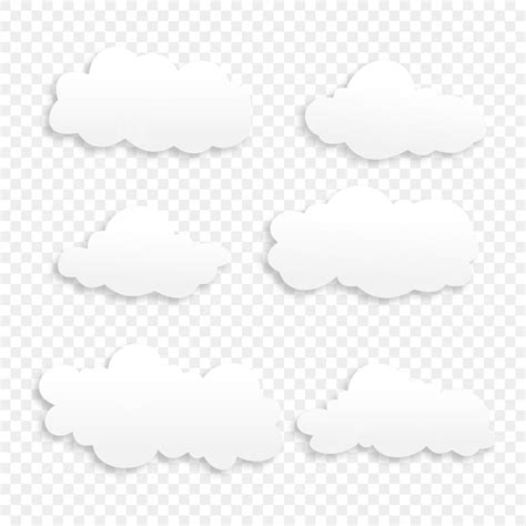 Black White Clouds Vector Hd Images White Cloud Set Cloud Cloud Sky
