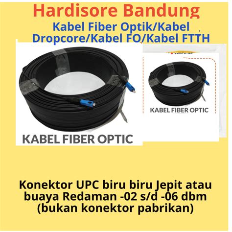 Jual Kabel Fiber Optik Ftth Dropcore Kabel Fo Fastcon 1 Core 3 Sling