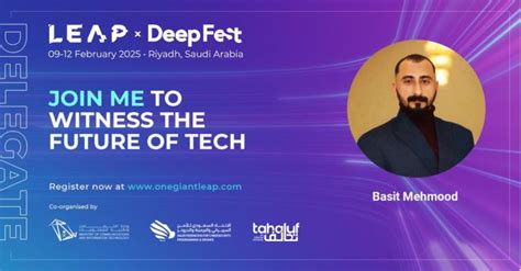 Basit Mehmood On Linkedin Leap25 Leap Ai Riyadh Technology