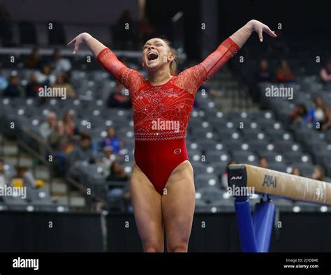 Birmingham Al Usa 19th Mar 2022 Arkansas Amanda Elswick Celebrates Following Her Balance