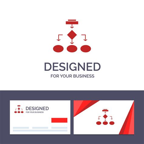Creative Business Card And Logo Template Flowchart Algorithm Business Data Architecture Scheme