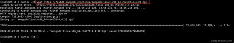 Centos7安装mongodb 初学教程