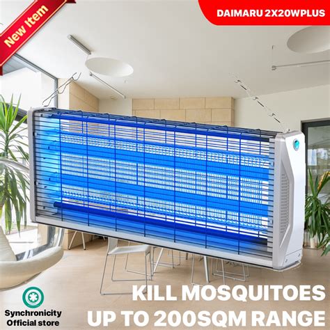 Daimaru Insect Killer 2x20w Plus 200sqm Uv Mosquito Killer Professional Bug Zapper Anti