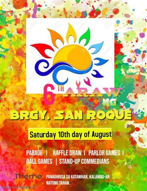 Happy 6th Sangguniang Kabataan Ng Brgy San Roque Maco Facebook