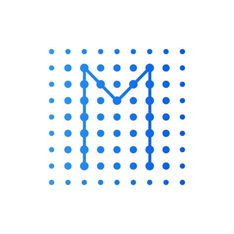 Initial M Dots Square Logo 18917098 Vector Art At Vecteezy
