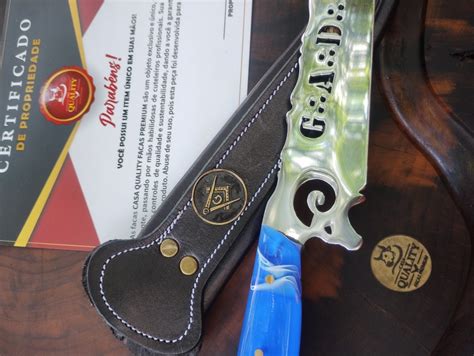 Faca Em AÇo Inox Gadu Cabo Em Acrilico 8 Casa Quality Loja De