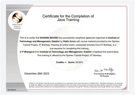 Nandini Sihare On Linkedin Spokentutorial Iitbombay