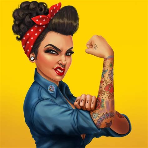 Rosie The Riveter Carry All Pouch By Pinup Bombshells Rosie The