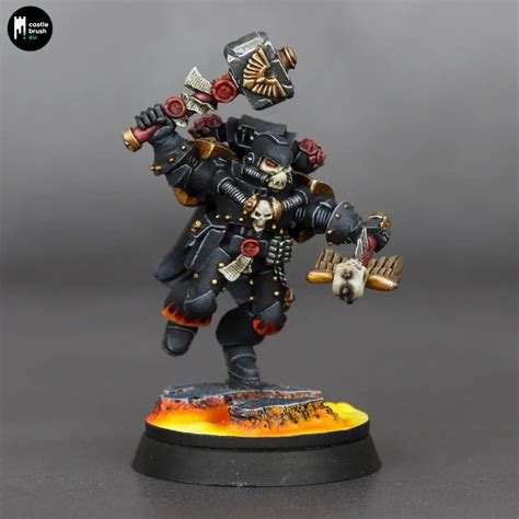 Chaplain Xavier From Salamanders Chapter Truly Venerable Miniature From The Old Days A Hero
