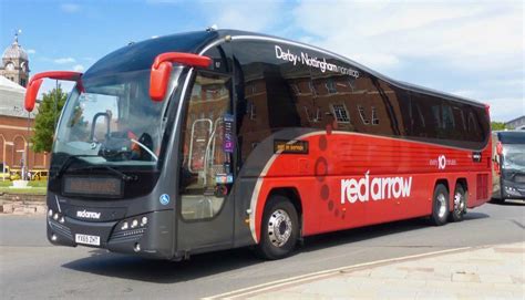 Trentbarton “red Arrow” Branded Volvo B11r Chassis Plaxton Elite R Bus