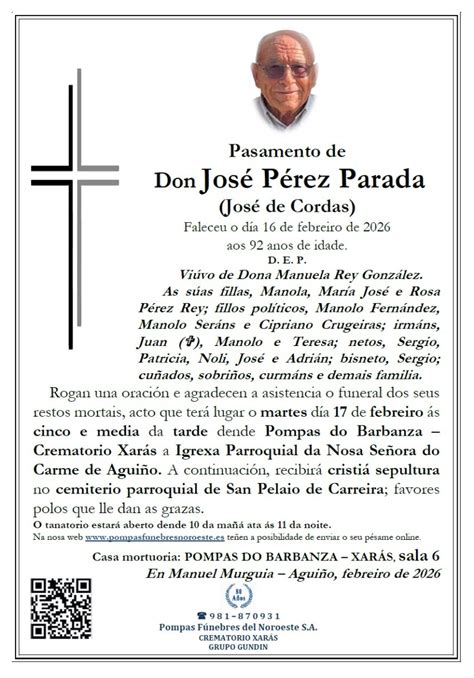 Don José Pérez Parada