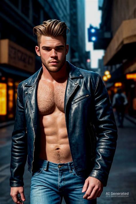 Pin On Full Leather Men