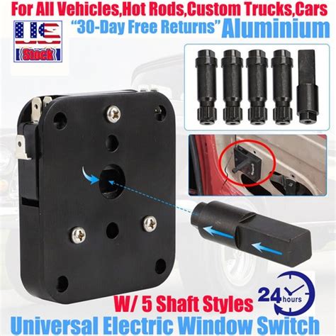 Universal Electric Window Handle Crank Switch For All Vehicles W 5