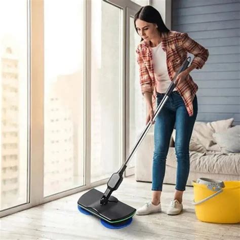 Cordless Rechargeable 360′ Rotation Electric Mop